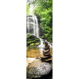 XIMAX Raumheizk&ouml;rper Design Heizk&ouml;rper P1 Plan Print Wasserfall 3 vertikal, 180x59,5 cm (1088 W)