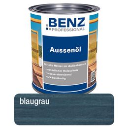 BENZ PROFESSIONAL Aussen&ouml;l Holzschutzmittel, 0,75 l, Blaugrau