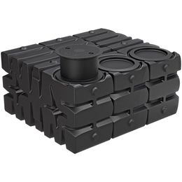 Aco Rain4me Zisterne Haus und Garten Professional Zisterne Regenwassertanks, 223x255x124 cm, 6000 L,stehend