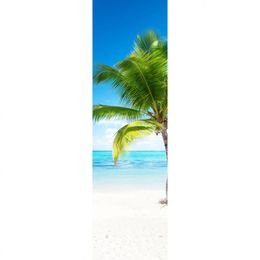 XIMAX Raumheizk&ouml;rper Design Heizk&ouml;rper P1 Plan Print Palme vertikal, 180x52 cm (952 W)