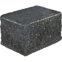 EHL Gartenmauer Mauersystem BossAntik light basalt-anthrazit Mauersteine, Halbstein (25x18 cm)