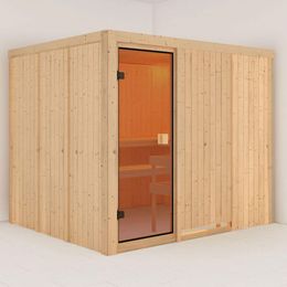 Karibu Woodfeeling Sauna Nybro, ohne Ofen
