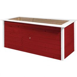 Weka Hochbeet 669 C mit bequemer Arbeitsh&ouml;he, Rot