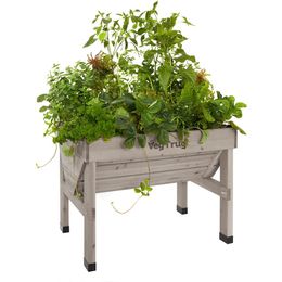 VegTrug Hochbeet Klassik, Grey Wash 210 L, 103x76x80 cm