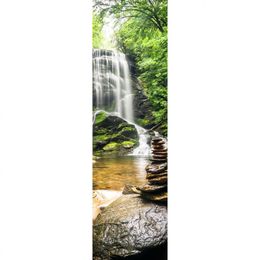 XIMAX Raumheizk&ouml;rper Design Heizk&ouml;rper P1 Plan Print Wasserfall 3 vertikal, 180x52 cm (952 W)