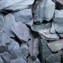 GSH Schiefersplitt Canadian Slate Gr&uuml;n, 250 kg (Bigbag), 30-60 mm, 1 Pack