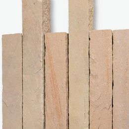 Seltra Natursteine Palisaden MANDRA Sandstein gelb-hellbeige, 12x12 cm, 30 cm