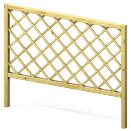 TraumGarten Rankgitter CORA rechteckig Rankhilfe Sichtschutz, 128 cm