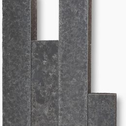 Seltra Natursteine Palisaden SANOKU ELEGANCE satiniert Basalt anthrazit-schwarz, 8x12 cm, 30 cm