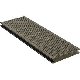 NATURinFORM WPC-Terrassendiele 21x139 mm DIE KOMPAKTE anthrazit massiv, 3000 mm