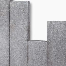 Seltra Natursteine Palisaden GALA EXACTA NEW Granit anthrazit Herkunft Vietnam, 10x25 cm, 75 cm