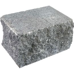 EHL Gartenmauer Mauersystem BossIntak light basalt-anthrazit Mauersteine, Halbstein (25x18 cm)