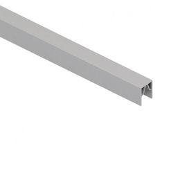 TraumGarten Sichtschutzzaun Profil-Abschlussleisten SYSTEM ALU & WPC Silber, oben