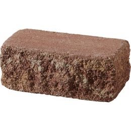 KANN Gartenmauer Vermont Kompakt Nebraska Kies Mauersteine, End-Element (30x15 cm)