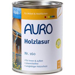 AURO Holzlasur Aqua Nr. 160 Holzschutz, 0,75 l, Nussbaum