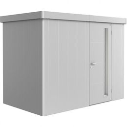 BioHort Ger&auml;tehaus Neo silber-metallic Ger&auml;teschuppen, Standardt&uuml;r, 1C (292x180 cm)