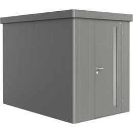 BioHort Ger&auml;tehaus Neo quarzgrau-metallic Ger&auml;teschuppen, Standardt&uuml;r, 3A (180x292 cm)