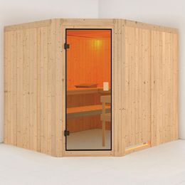 Karibu Woodfeeling Sauna Horna, ohne Ofen