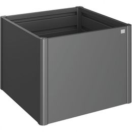 BioHort HochBeet dunkelgrau-metallic, 1x1 (102x102x77 cm)