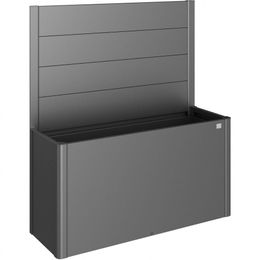 BioHort Sichtschutz f&uuml;r Pflanzbeet Belvedere ohne Acrylglas dunkelgrau-metallic, 150