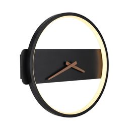 Globo lighting Wanduhr "SUSSY" in black | Gr.: onesize