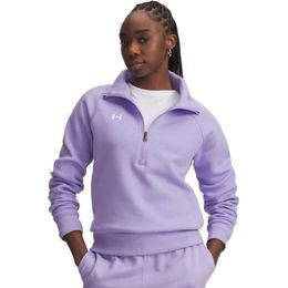 Under Armour Pullover "Rival Fleece Half-Zip" in Lila | Gr.: S
