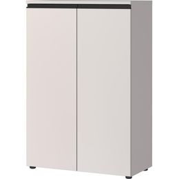 KADIMA DESIGN Aktenschrank 2-t&uuml;rig Soft-Close 3 Ordnerh&ouml;hen B&uuml;roschrank in Greige | Gr.: onesize
