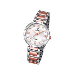 Analog-Armbanduhr Festina Mademoiselle silber, ros&egrave; mittel (ca. 33mm) | Gr.: onesize