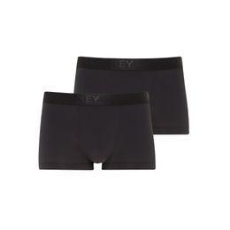 Jockey Boxershorts Microfiber Air 2 St&uuml;ck in Schwarz | Gr.: S