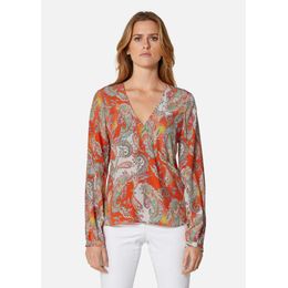 Madeleine Mode MADELEINE Bluse mit Paisleymuster in papaya / multicolor | Gr.: 46