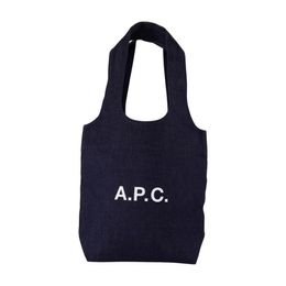 A.P.C. Shopper & Totes - Ninon Small Shopper Bag - Cotton - Blue - Gr. unisize - in Blau - f&uuml;r Damen