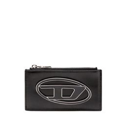 Diesel Clutches - Rectangular Black Polyamide Clutch With Oval Emble - Gr. unisize - in Schwarz - f&uuml;r Damen