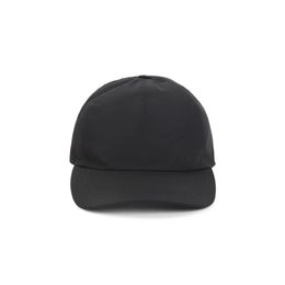 CANALI Caps & M&uuml;tzen - Minimalist Black Cap With Curved Brim - Gr. L - in Schwarz - f&uuml;r Damen