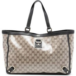 Gucci Shopper - GG Crystal Abbey D Ring Tote - Gr. unisize - in Braun - f&uuml;r Damen