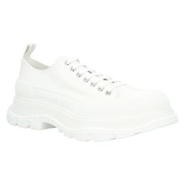 Alexander McQueen Low-Top Sneaker - Tread Slick Lace Up In White - Gr. 41,5 (EU) - in Wei&szlig; - f&uuml;r Damen