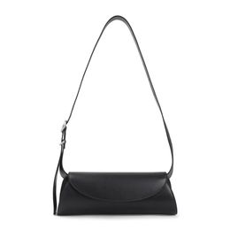 Jil Sander Hobo Bags - Black Lamb Leather Shoulder Bag - Gr. unisize - in Schwarz - f&uuml;r Damen