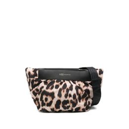 Vee Collective Clutches - Leopard Print Nylon Clutch With Padded Finish - Gr. unisize - in Schwarz - f&uuml;r Damen