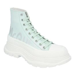 Alexander McQueen Stiefel - Tread Slick Boots 'Light Green Graffiti' - Gr. 40 (EU) - in Gr&uuml;n - f&uuml;r Damen