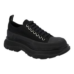 Alexander McQueen Low-Top Sneaker - Black' Tread Slick Lace Up - Gr. 38 (EU) - in Schwarz - f&uuml;r Damen
