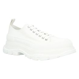Alexander McQueen Low-Top Sneaker - Tread Slick Lace Up In White - Gr. 40 (EU) - in Wei&szlig; - f&uuml;r Damen
