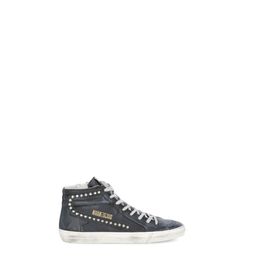 Golden Goose Deluxe Brand Golden Goose Low-Top Sneaker - Black Leather Sneakers With Metal Studs - Gr. 37 (EU) - in Schwarz - f&uuml;r Damen