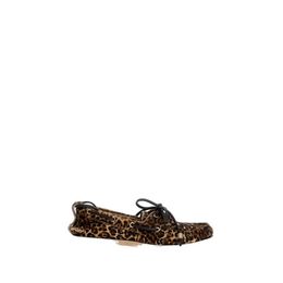 Golden Goose Deluxe Brand Leopard-Print Pony Skin Boat Moccasin With Rubber - Gr. 38 (EU) - in Braun