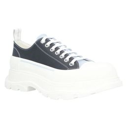 Alexander McQueen Low-Top Sneaker - Tread Sneaker 'Navy Blue Grey' - Gr. 46 (EU) - in Wei&szlig; - f&uuml;r Damen