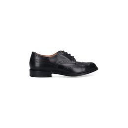 Tricker's "Bourton" Derby Shoes Black - Gr. 9 - in Schwarz