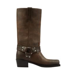 Paris Texas Stiefel - Roxy Heel 45 Boots - Gr. 38,5 (EU) - in Braun - f&uuml;r Damen