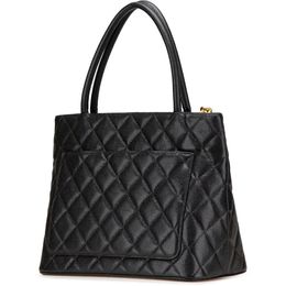 Chanel Shopper - Caviar Medallion Tote - Gr. unisize - in Schwarz - f&uuml;r Damen