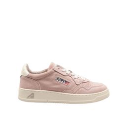 Autry Low-Top Sneaker - Sneakers Medalist In Suede Color Silk - Gr. 36 (EU) - in Rosa - f&uuml;r Damen