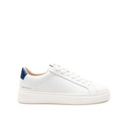 Crime London Low-Top Sneaker - White/Blue Crime Leather Sneakers - Gr. 41 (EU) - in Wei&szlig; - f&uuml;r Damen
