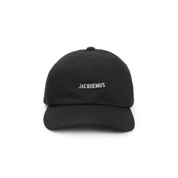 Jacquemus Caps & M&uuml;tzen - Classic Black Baseball Cap With Curved Brim - Gr. 60 - in Schwarz - f&uuml;r Damen