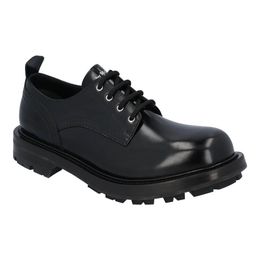 Alexander McQueen Low-Top Sneaker - Ridged Sole Lace-Up 'Black' - Gr. 43 (EU) - in Schwarz - f&uuml;r Damen